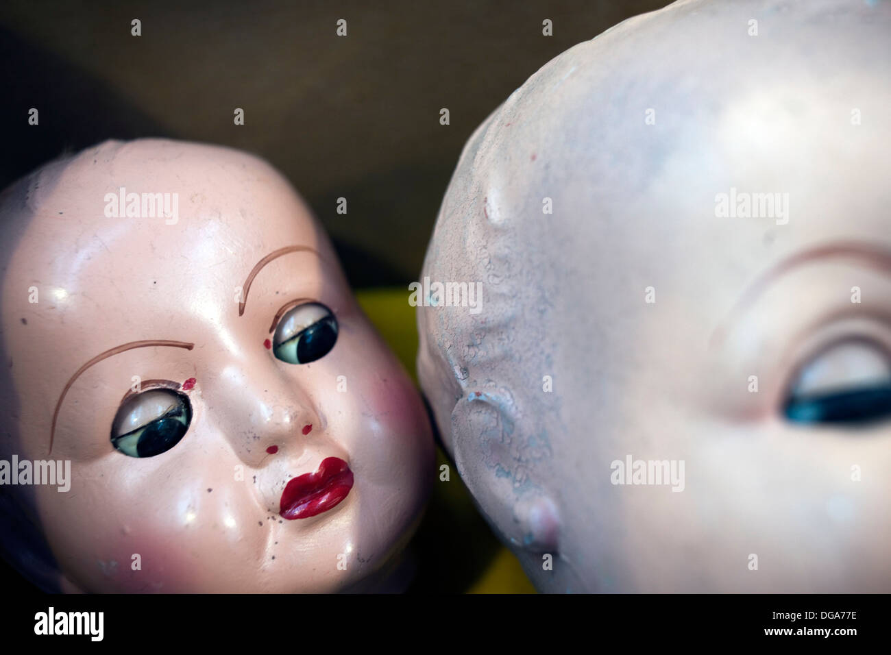 Vintage broken doll hi-res stock photography and images - Alamy