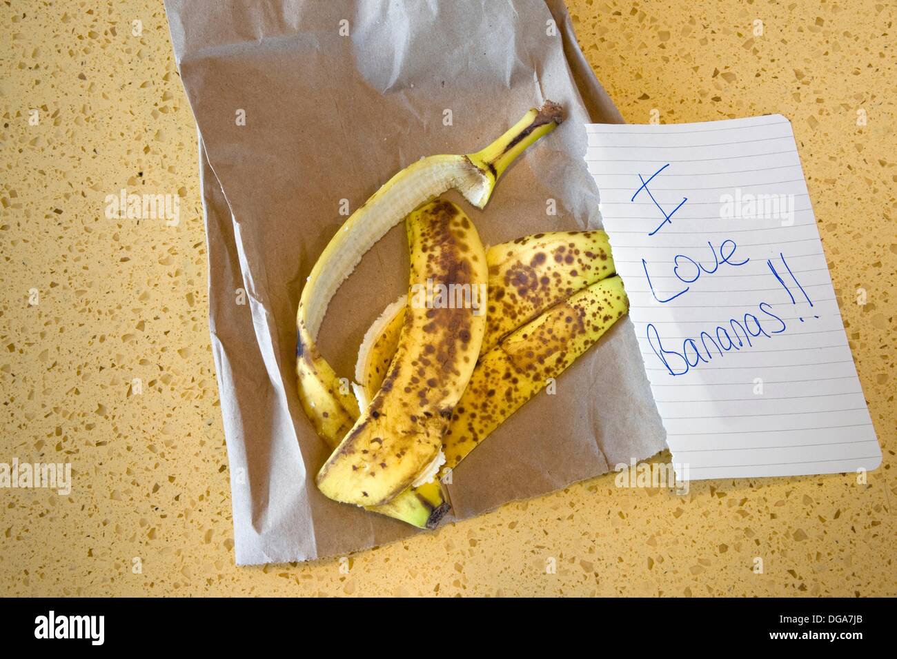 Banana message hi-res stock photography and images - Alamy