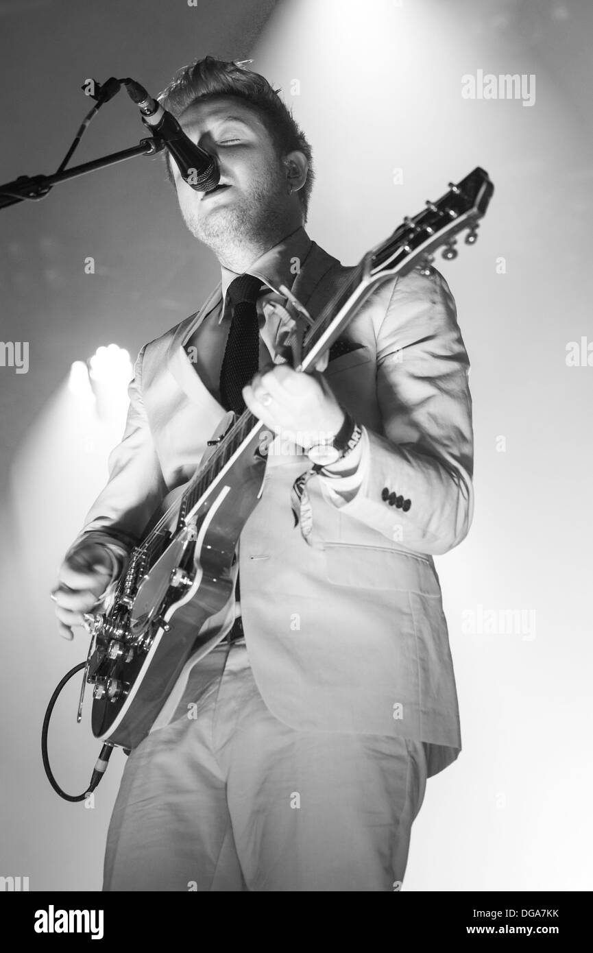 Alex Trimble of Northern Irish indie rock band Two Door Cinema Club ...