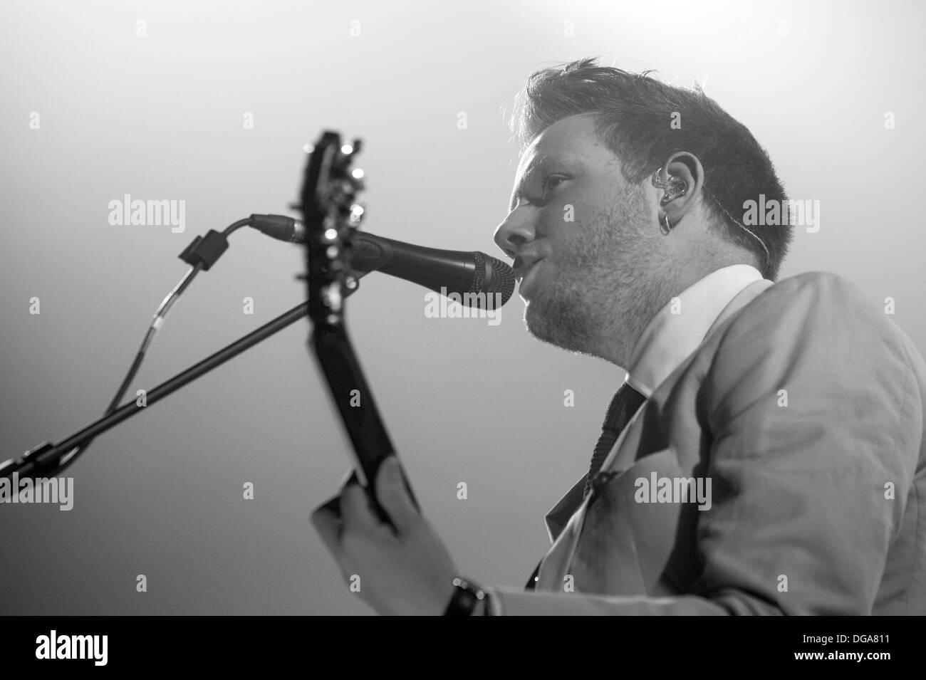 Alex Trimble Of Northern Irish Indie Rock Band Two Door Cinema Club Performs At Zurich Openair