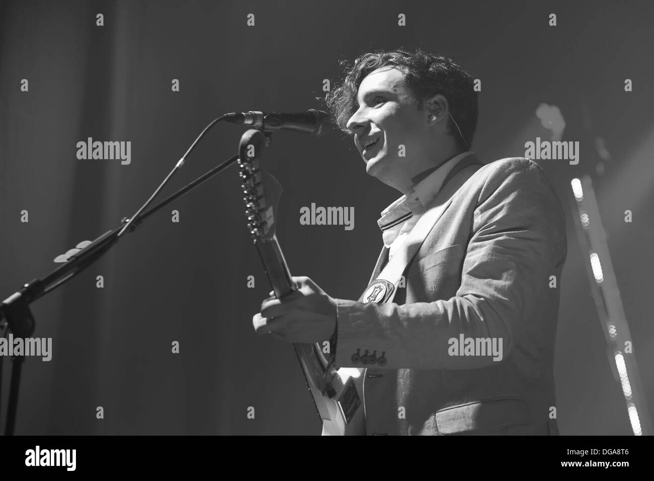 Sam Halliday of Northern Irish indie rock band Two Door Cinema Club ...