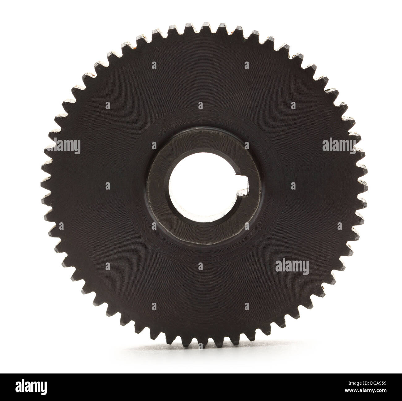 Closeup metal cogwheel on hi-res stock photography and images - Alamy