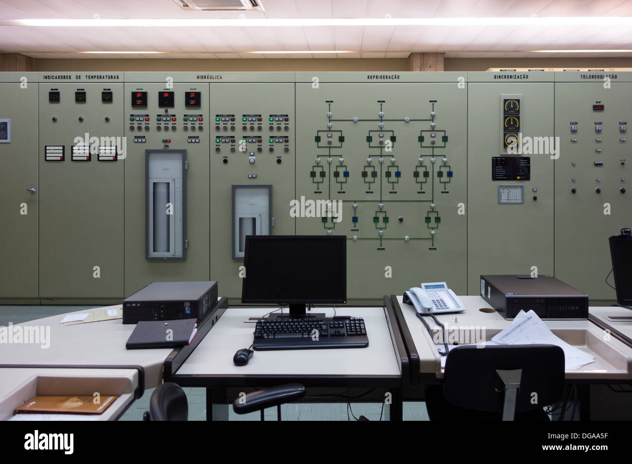 Control center interior hi-res stock photography and images - Alamy