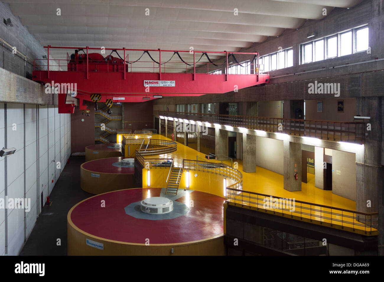 Interior hydro electric power station hi-res stock photography and ...