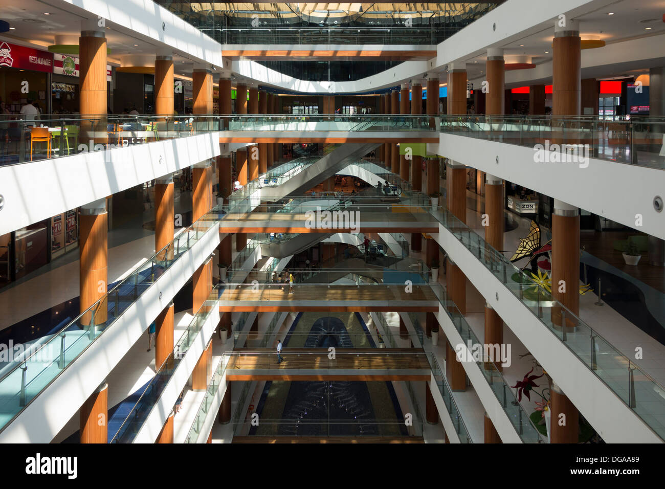 Shopping mall interior Stock Photo - Alamy