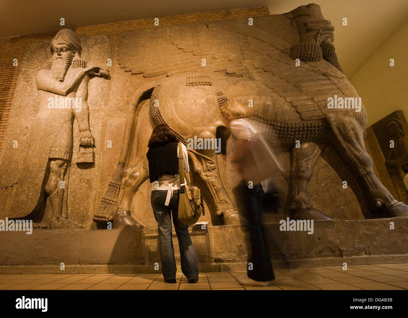 Assyrian winged bull hi-res stock photography and images - Alamy