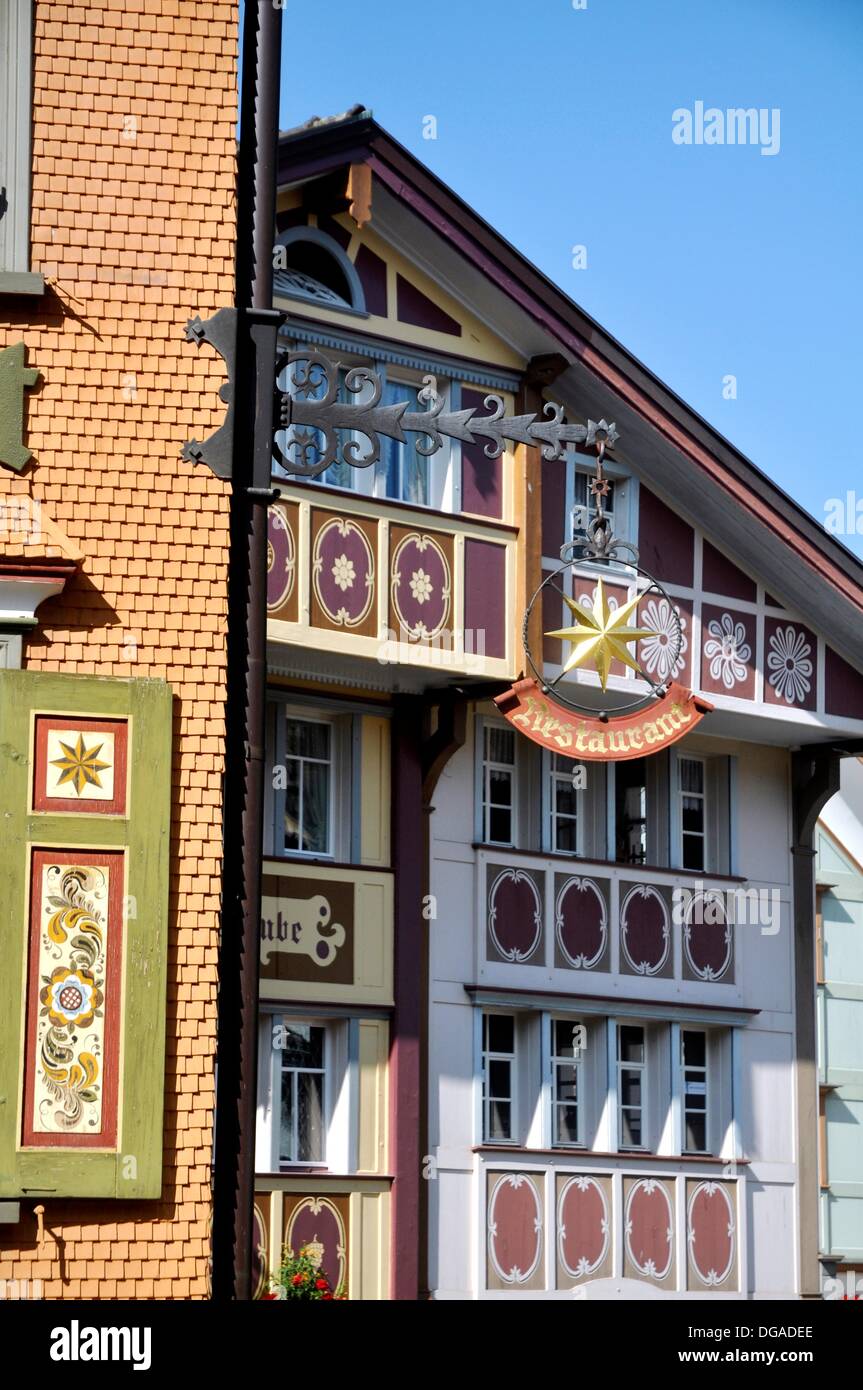 Appenzell Switzerland Traditional Architecture High Resolution Stock ...