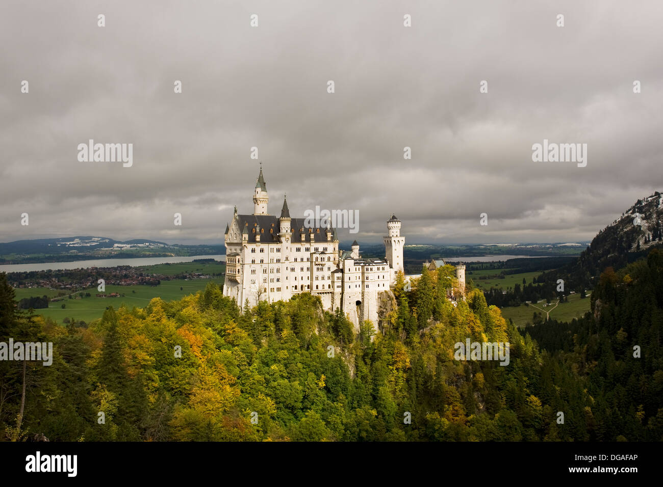 Germany, Bavaria, Fussen, Neuschwanstein castle Stock Photo - Alamy