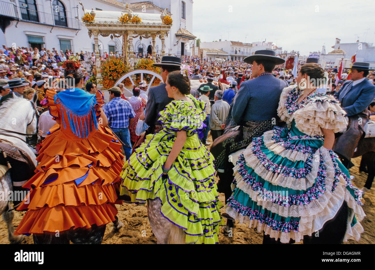 El Rocio Horse Woman High Resolution Stock Photography and Images - Alamy