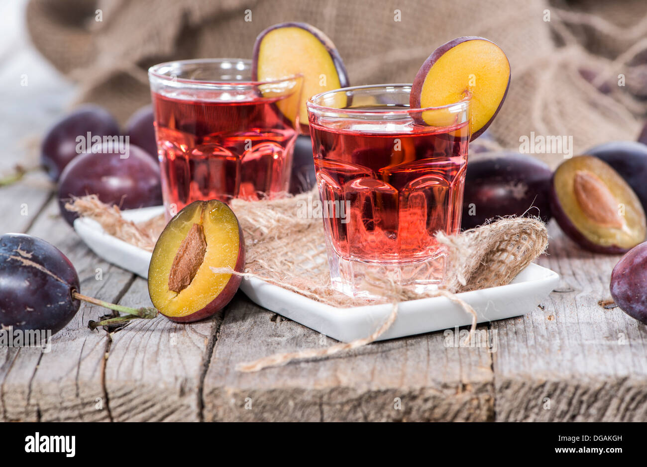 Plum liqueur hi-res stock photography and images - Alamy