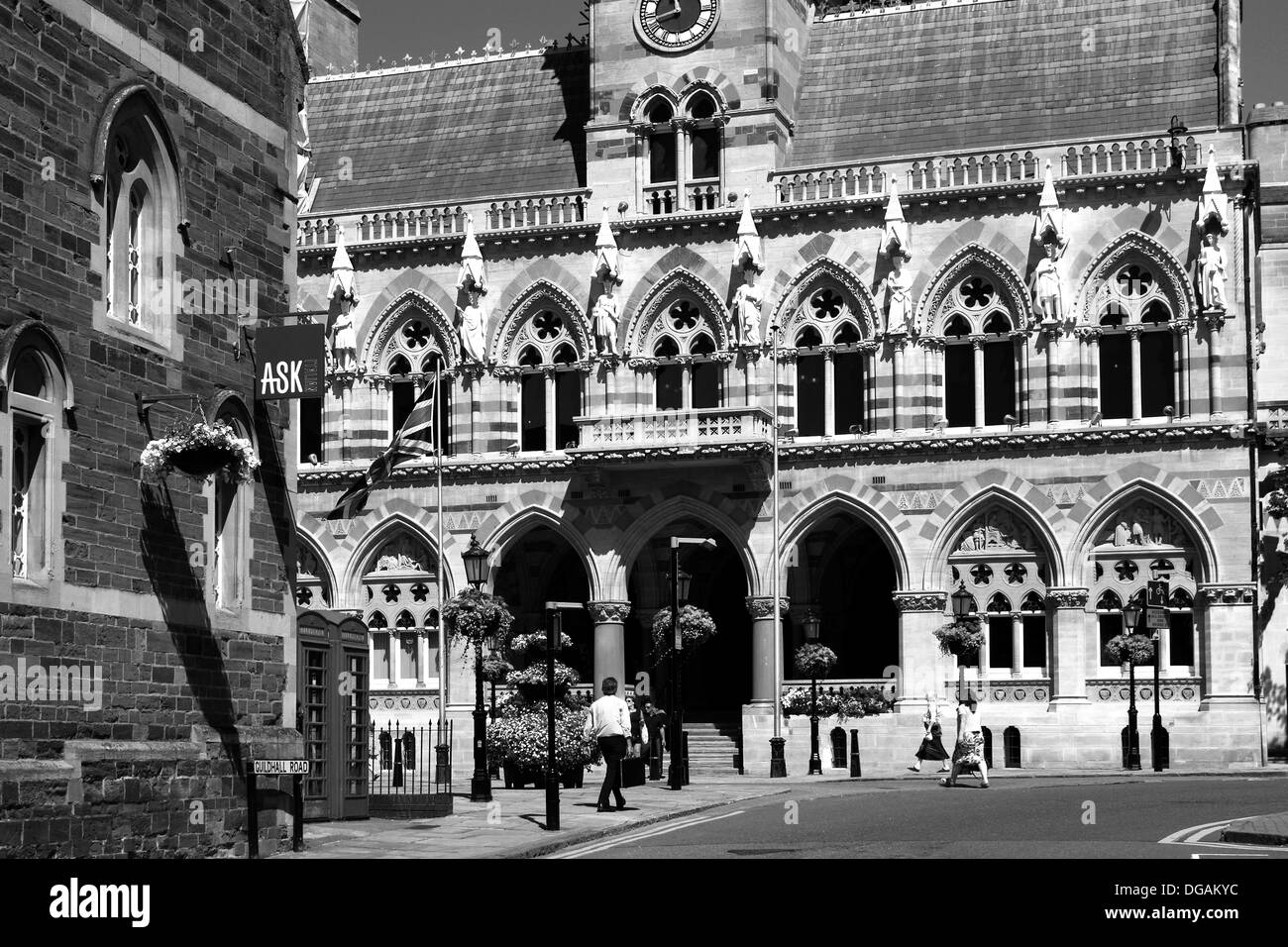 Northampton council exterior Black and White Stock Photos & Images - Alamy