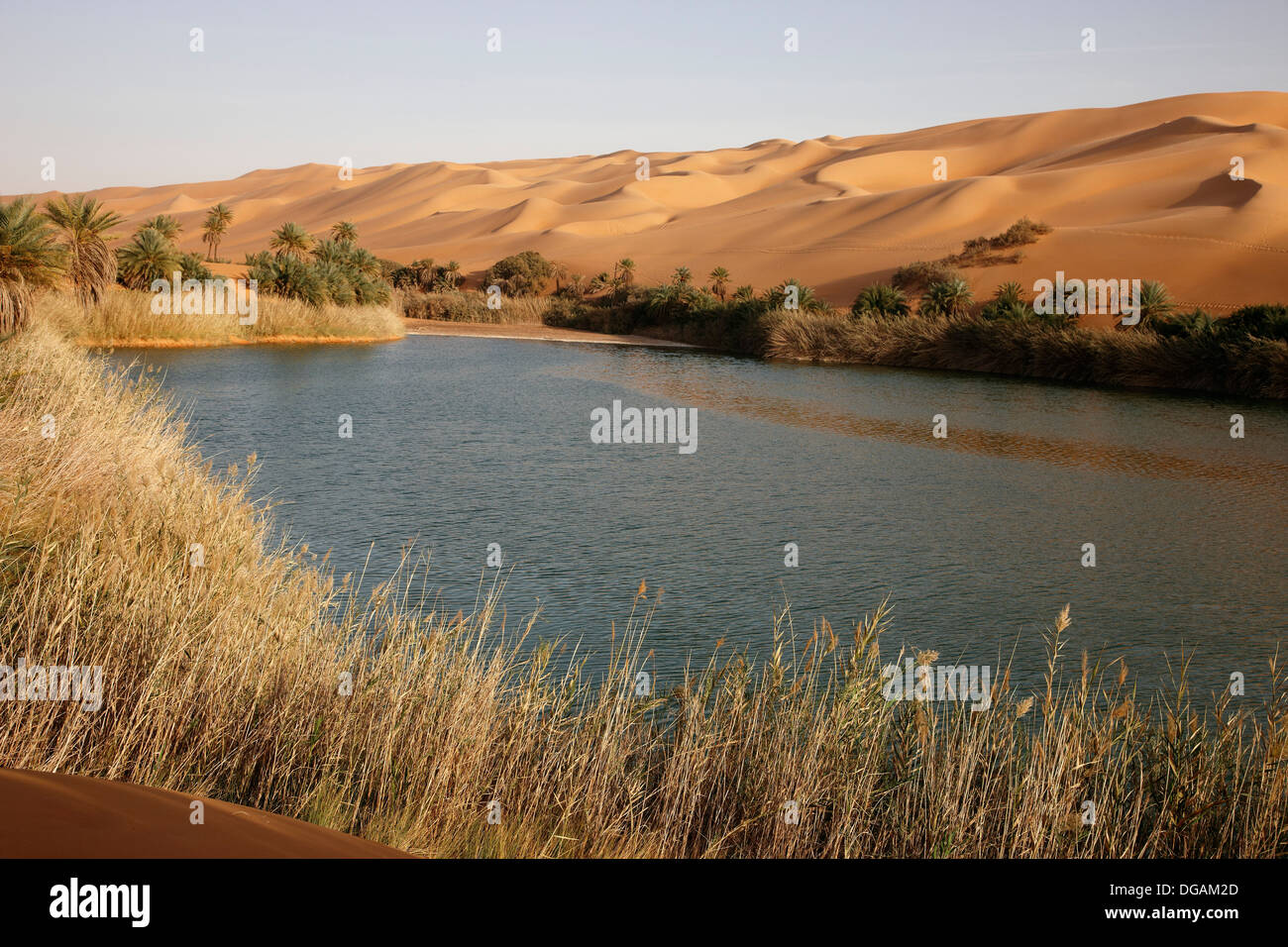 Umm al maa salt lake ubari hi-res stock photography and images - Alamy