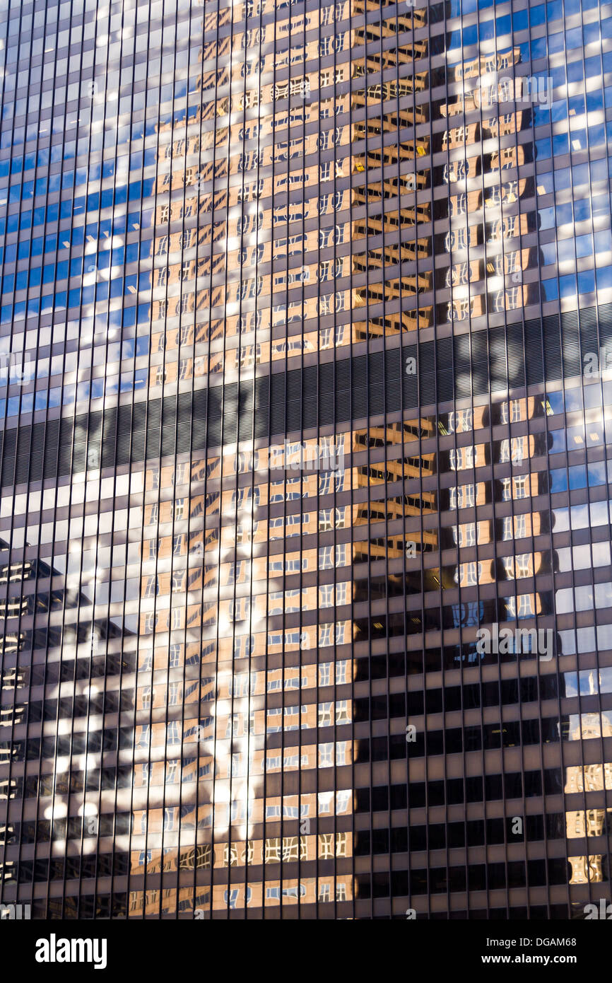 Building reflection in skyscraper windows, Chicago, USA Stock Photo - Alamy