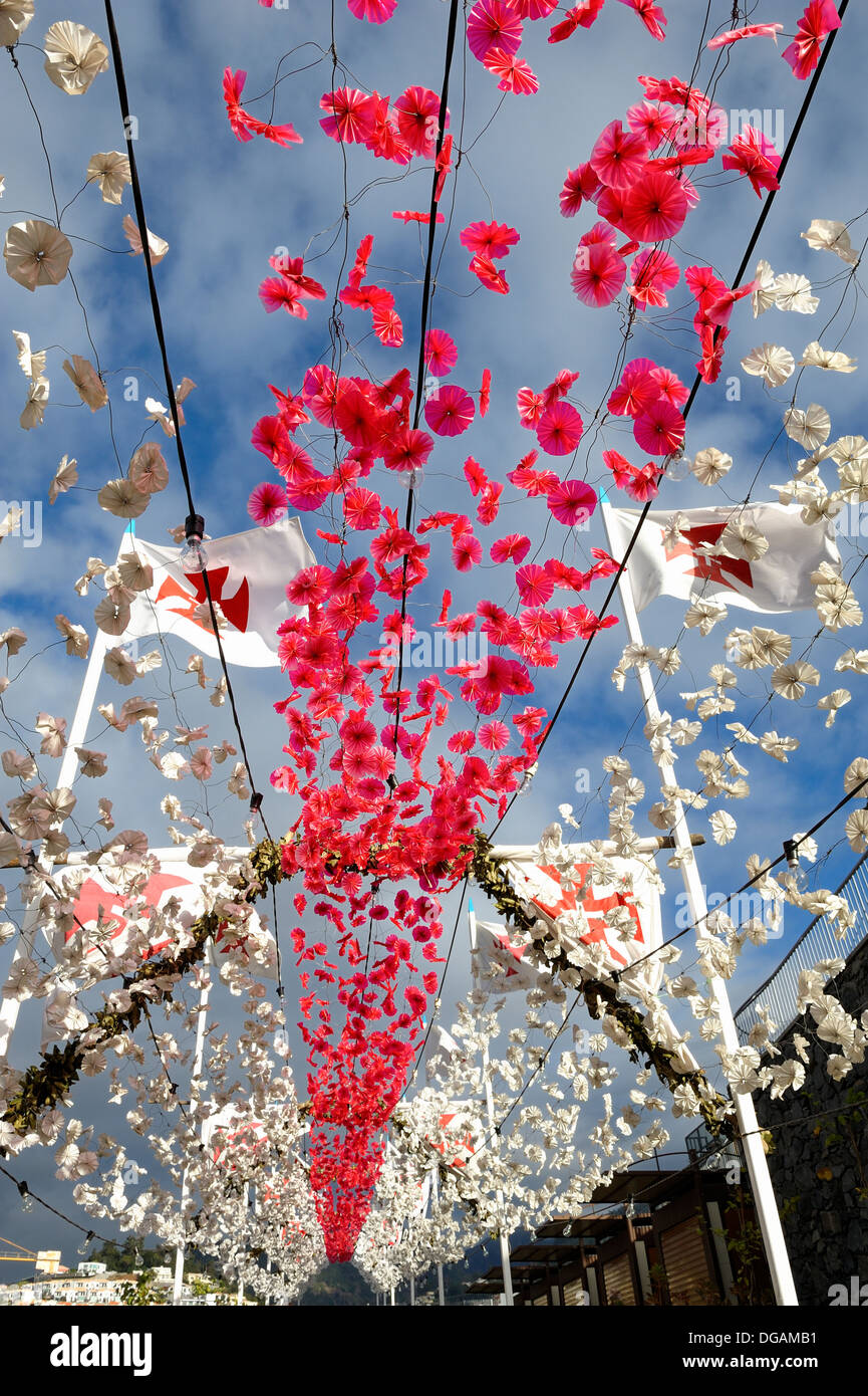 paper flowers carnival Stock Photo - Alamy