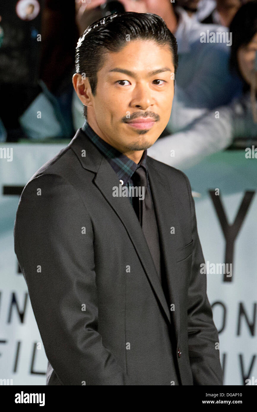 Tokyo, Japan. 17th Oct, 2013. Actor of the movie "Ties" Toshio ...