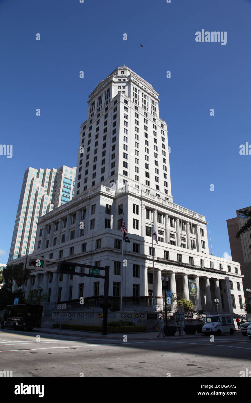 Court of Justice in downtown Miami, Florida, USA Stock Photo - Alamy