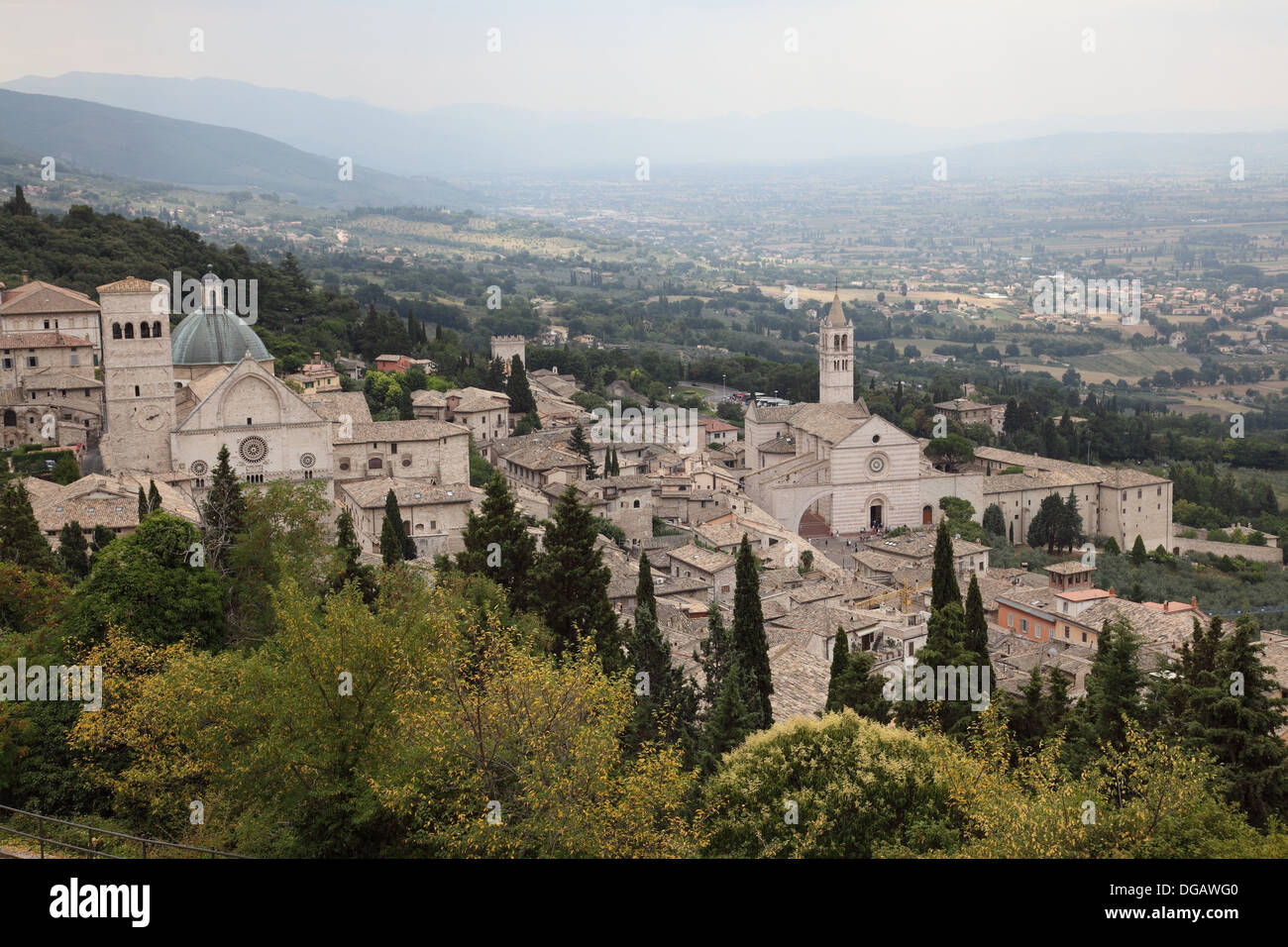Basilica assisi aerial view hi-res stock photography and images - Alamy