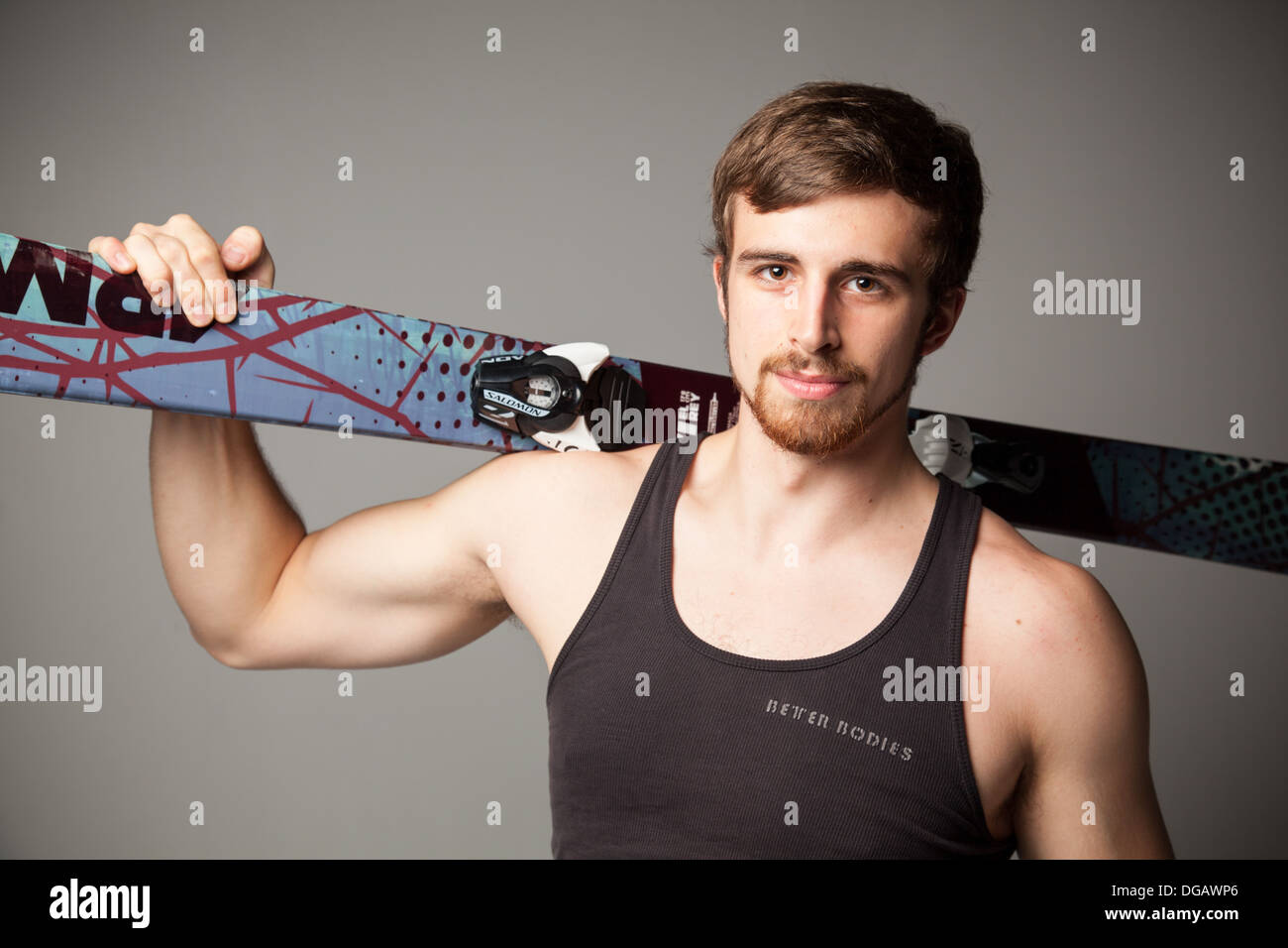 Muscular male model hi-res stock photography and images - Alamy