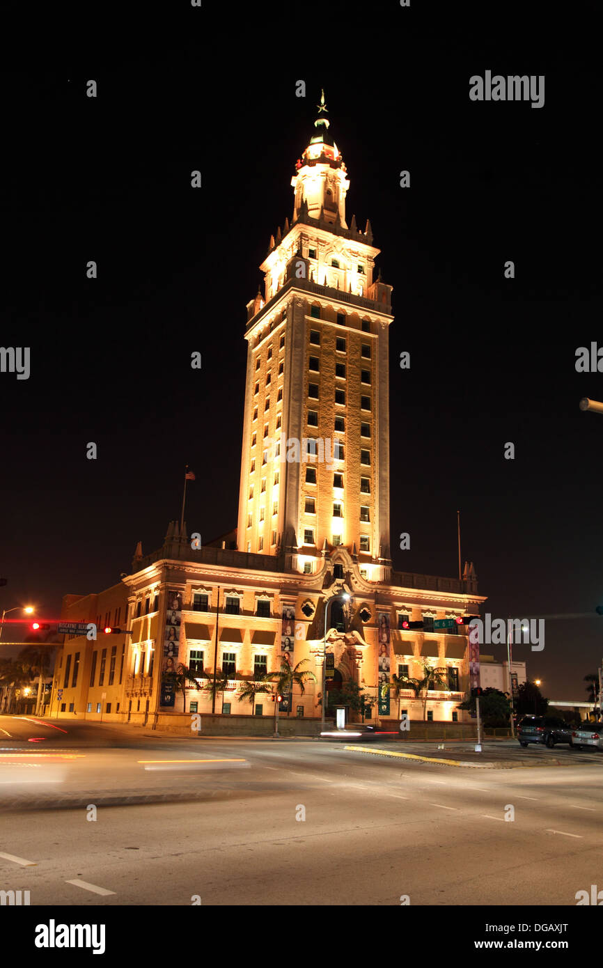 The freedom tower biscayne boulevard miami florida usa hi-res stock ...