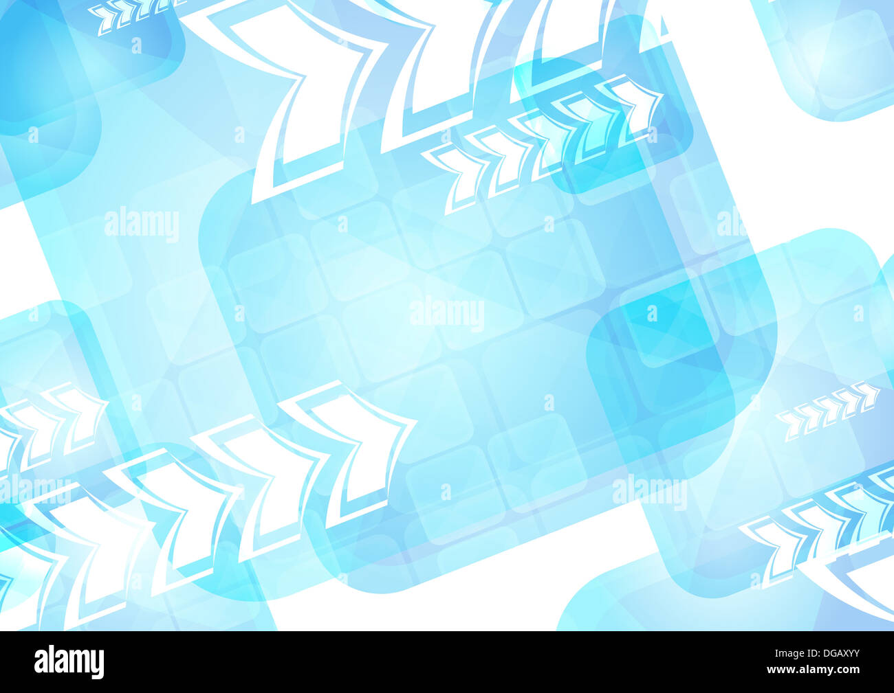 Abstract tech background with arrows Stock Photo - Alamy