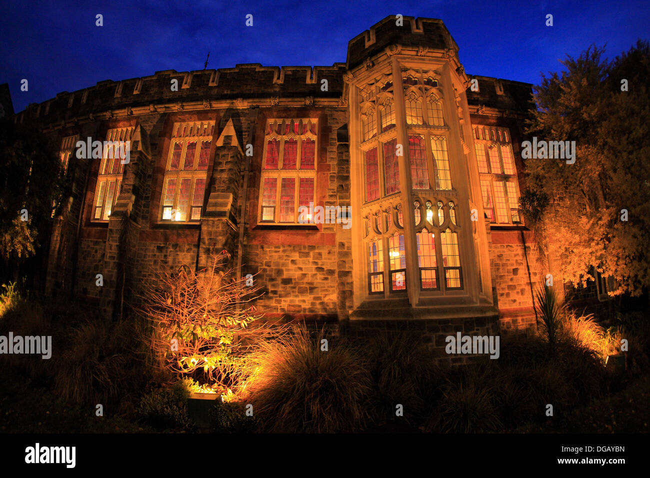 Christ’s College at night Stock Photo - Alamy