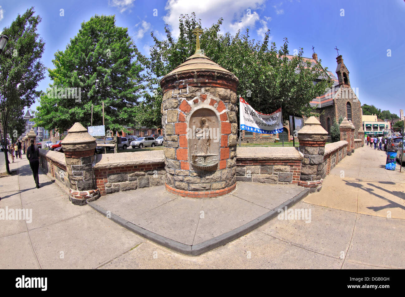 St. John's Episcopal Church Getty Square Yonkers New York Stock Photo ...