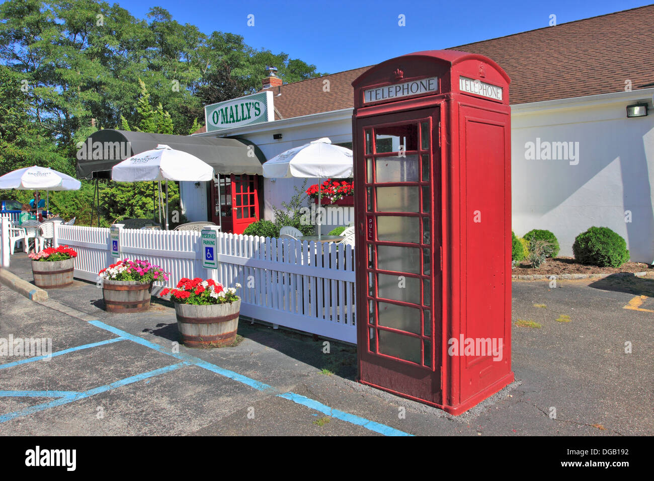 O'Mally's Restaurant Southold Long Island New York Stock Photo - Alamy