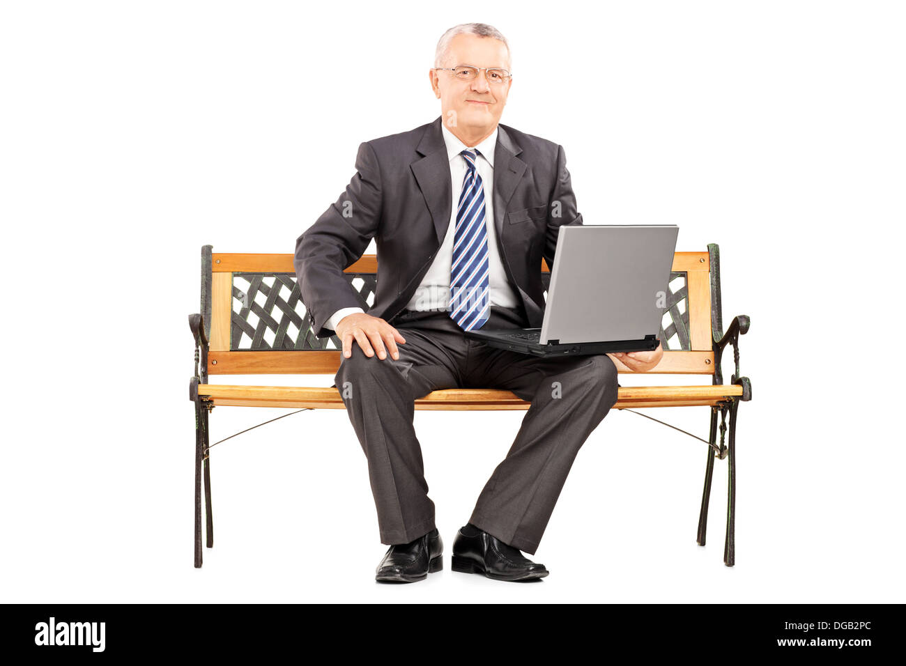 Laptop bench technology hi-res stock photography and images - Alamy