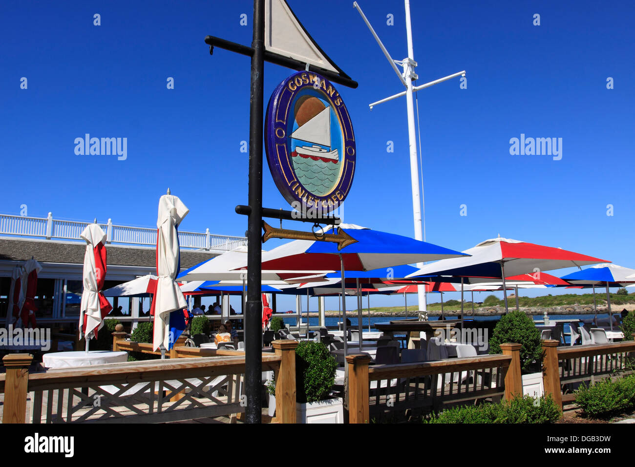 Gosman's Dock at Montauk Harbor Long Island New York Stock Photo - Alamy