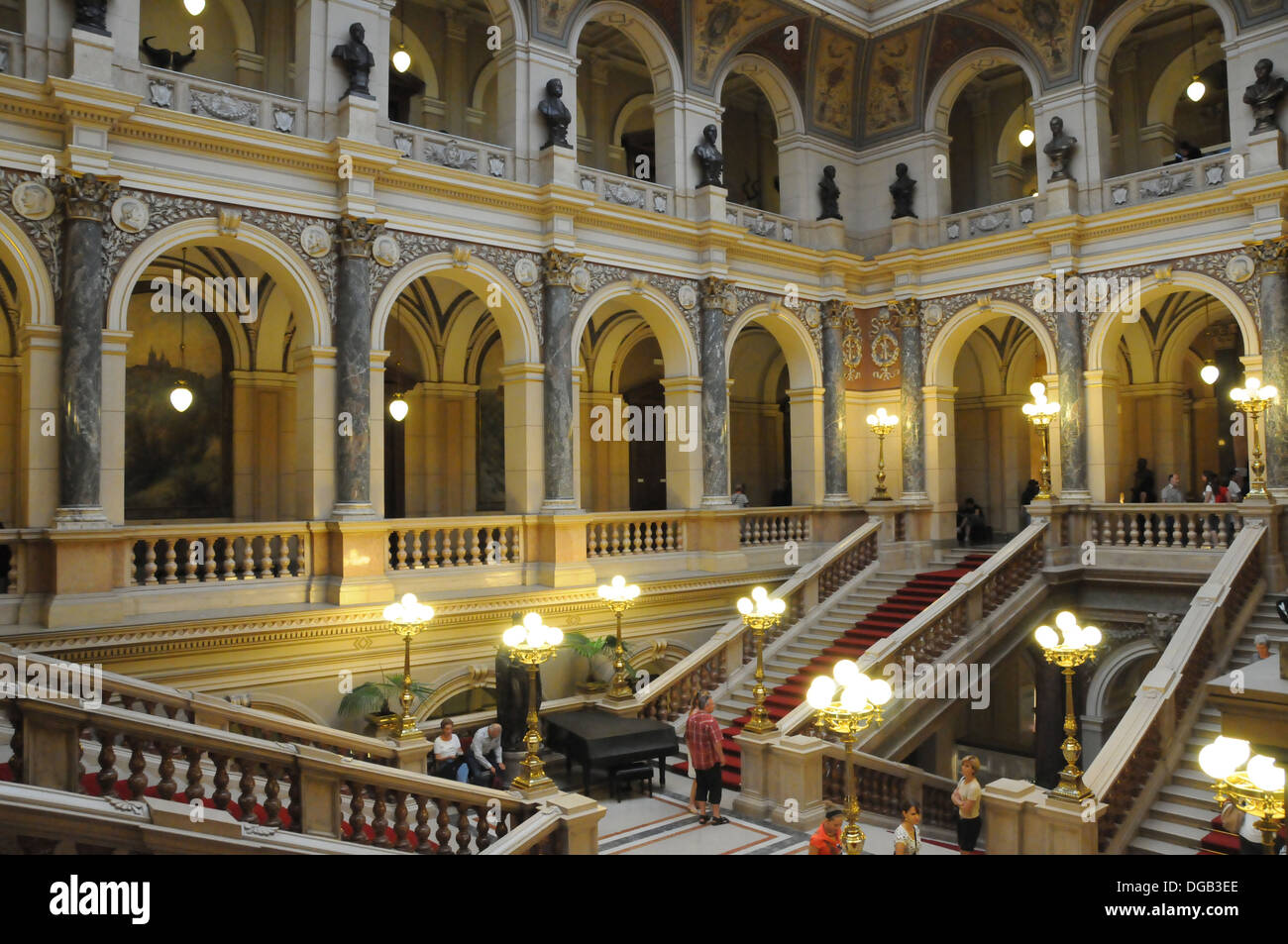 Interior national museum prague czech hi-res stock photography and ...