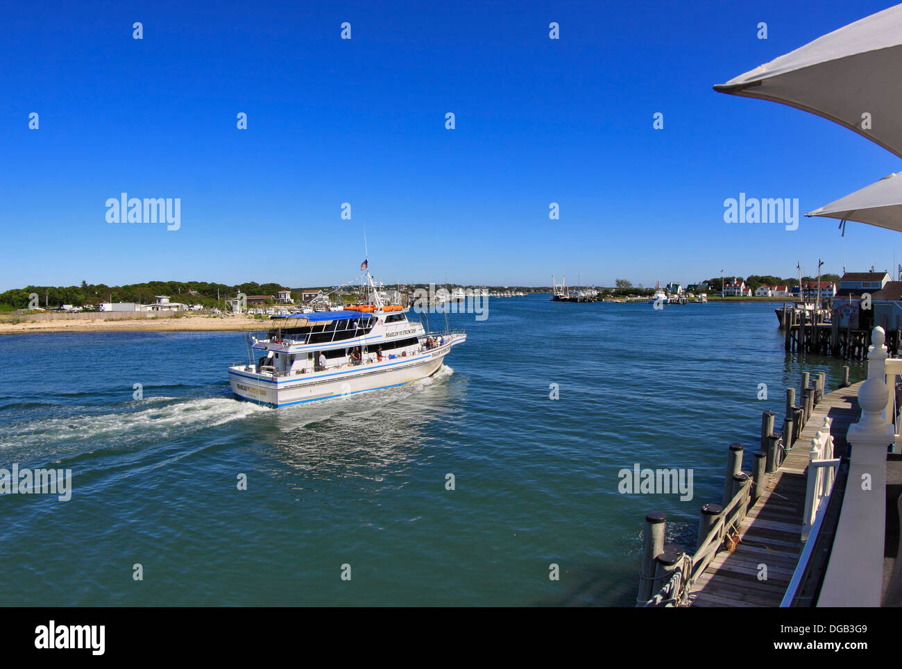 Montauk Harbor Long Island New York Stock Photo - Alamy