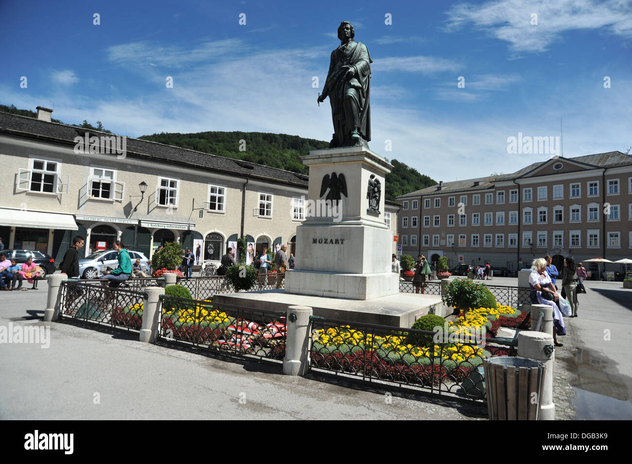 Mozartplatz square hi-res stock photography and images - Alamy