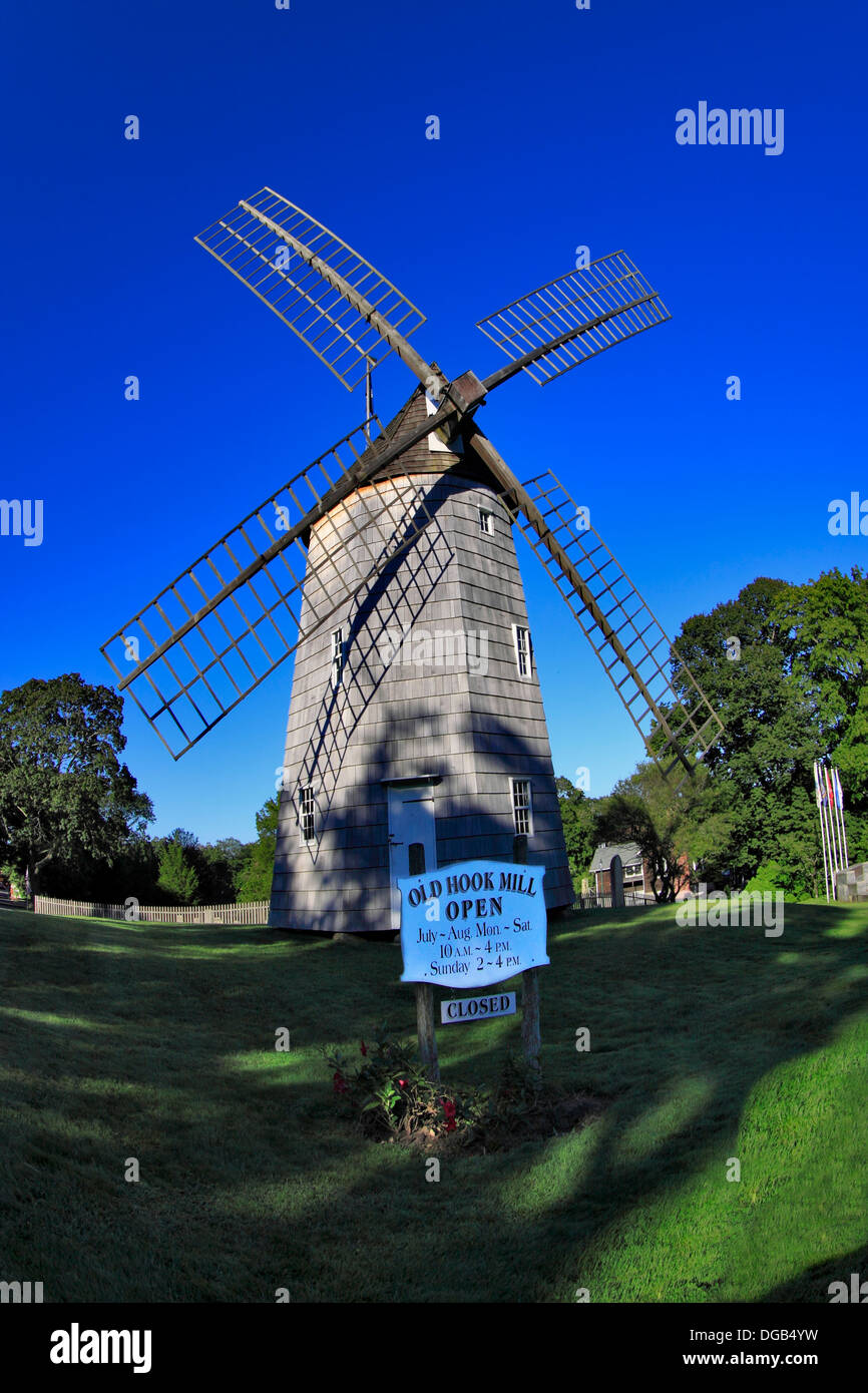 The Old Hook Windmill East Hampton Long Island New York Stock Photo - Alamy