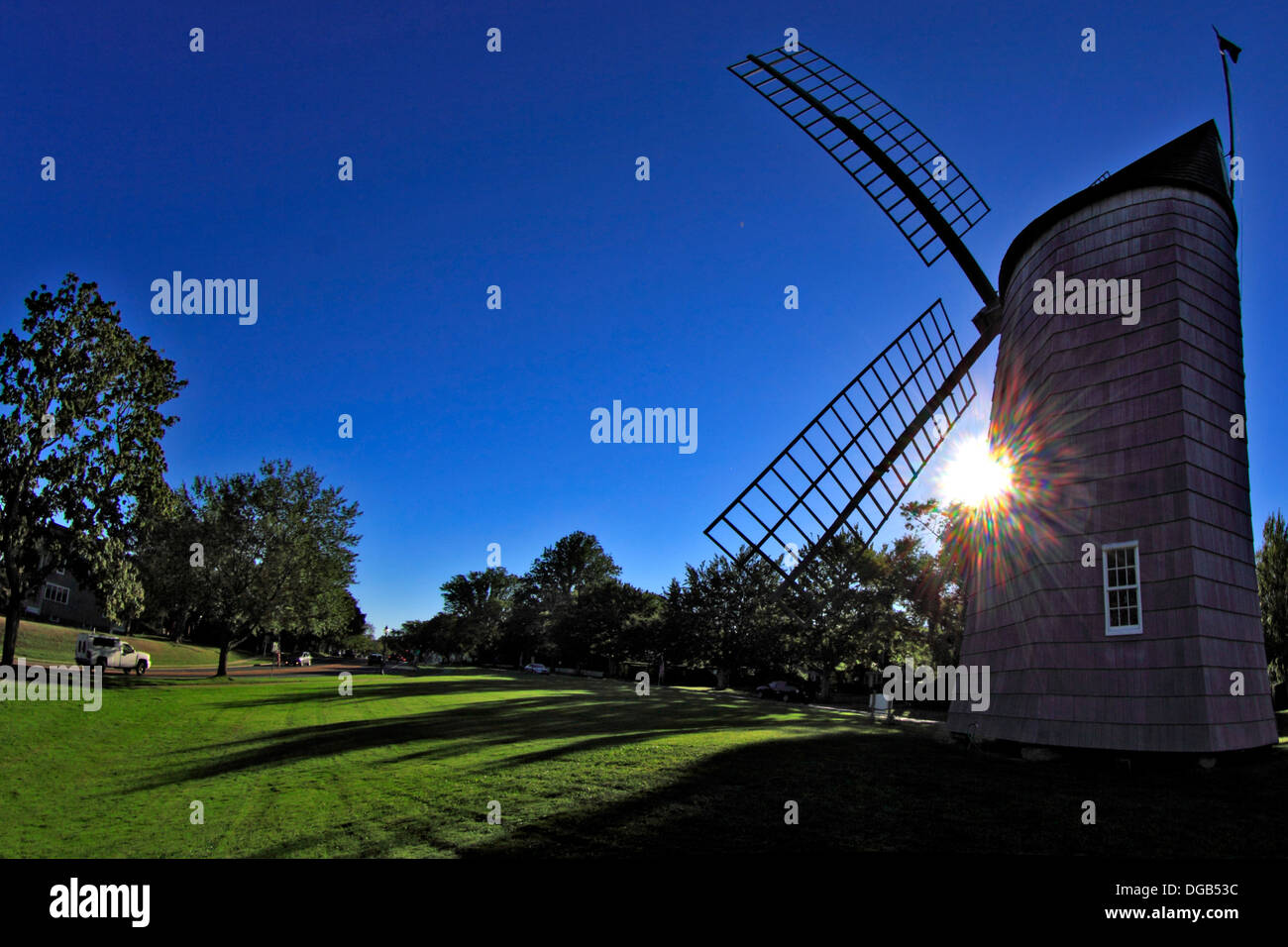 Old Hook Windmill East Hampton Long Island New York Stock Photo - Alamy