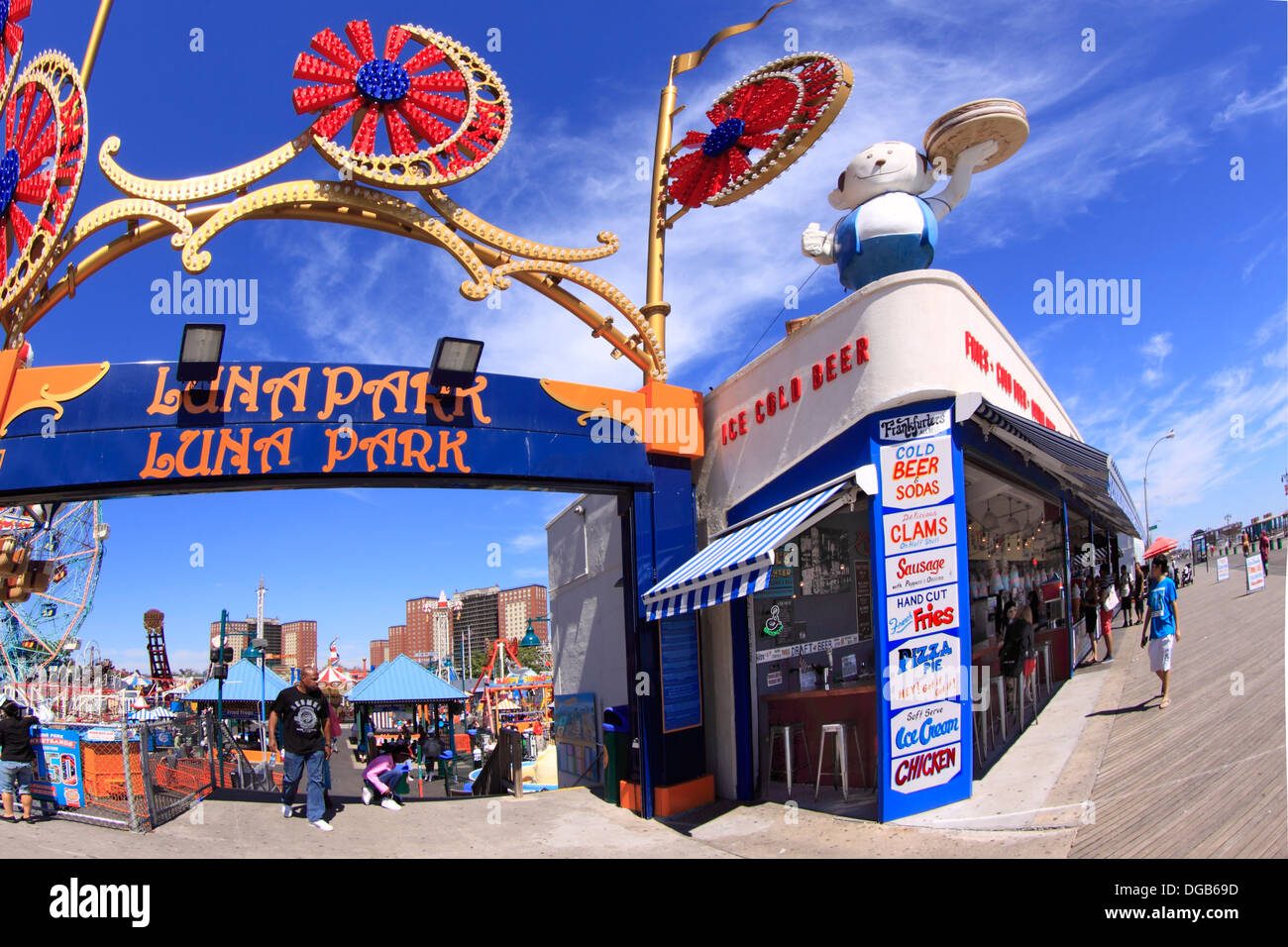 Coney Island Brooklyn New York Stock Photo - Alamy