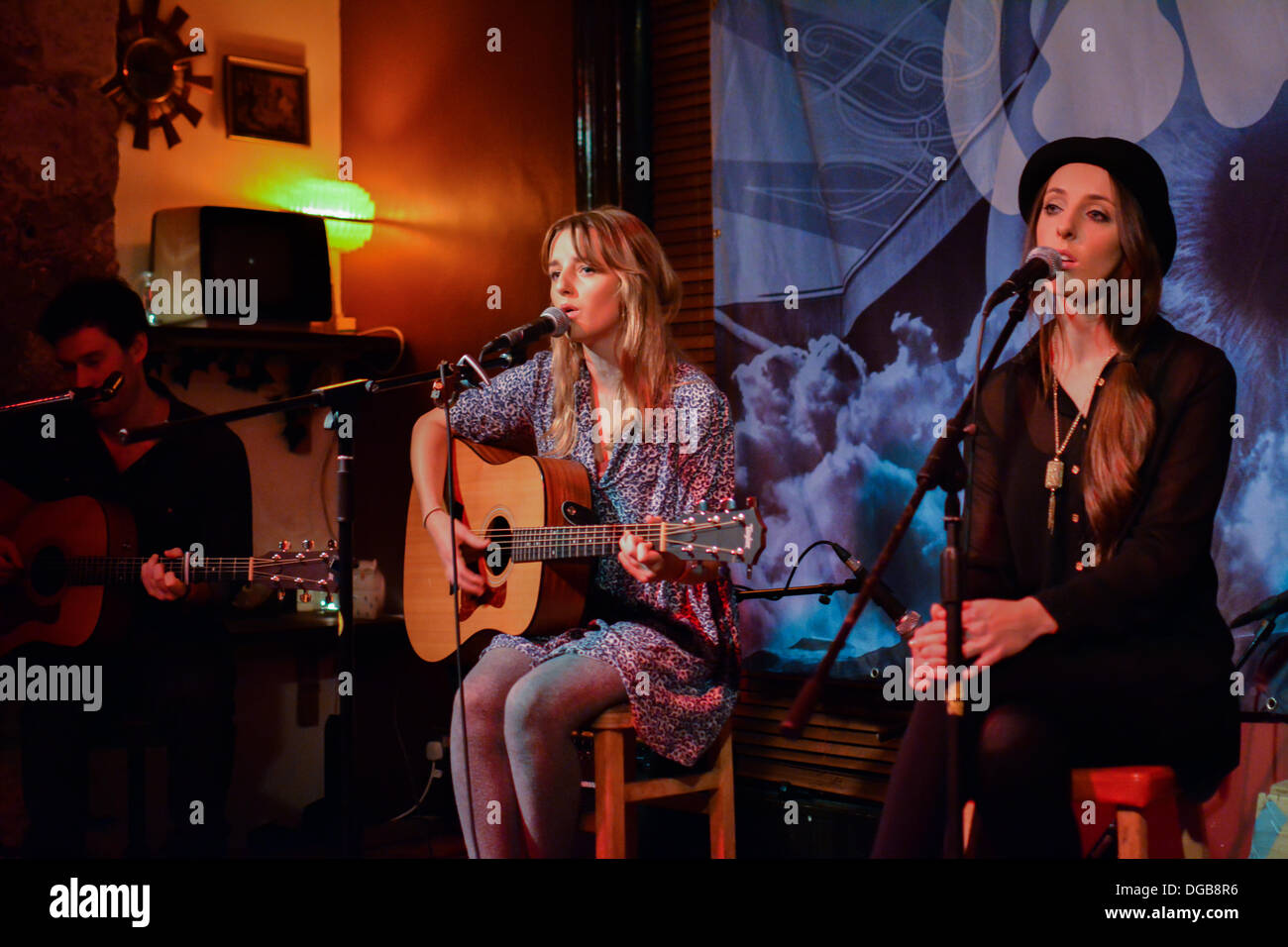 CARDIFF, UK. 17th October 2013. Greta Issac, performing in Gwdihw ...