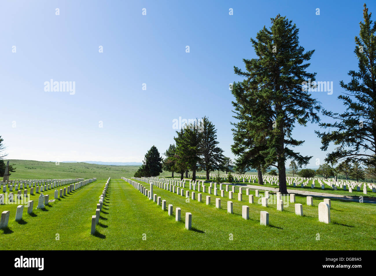 Custer National Cemetery, Little Bighorn Battlefield National Monument ...