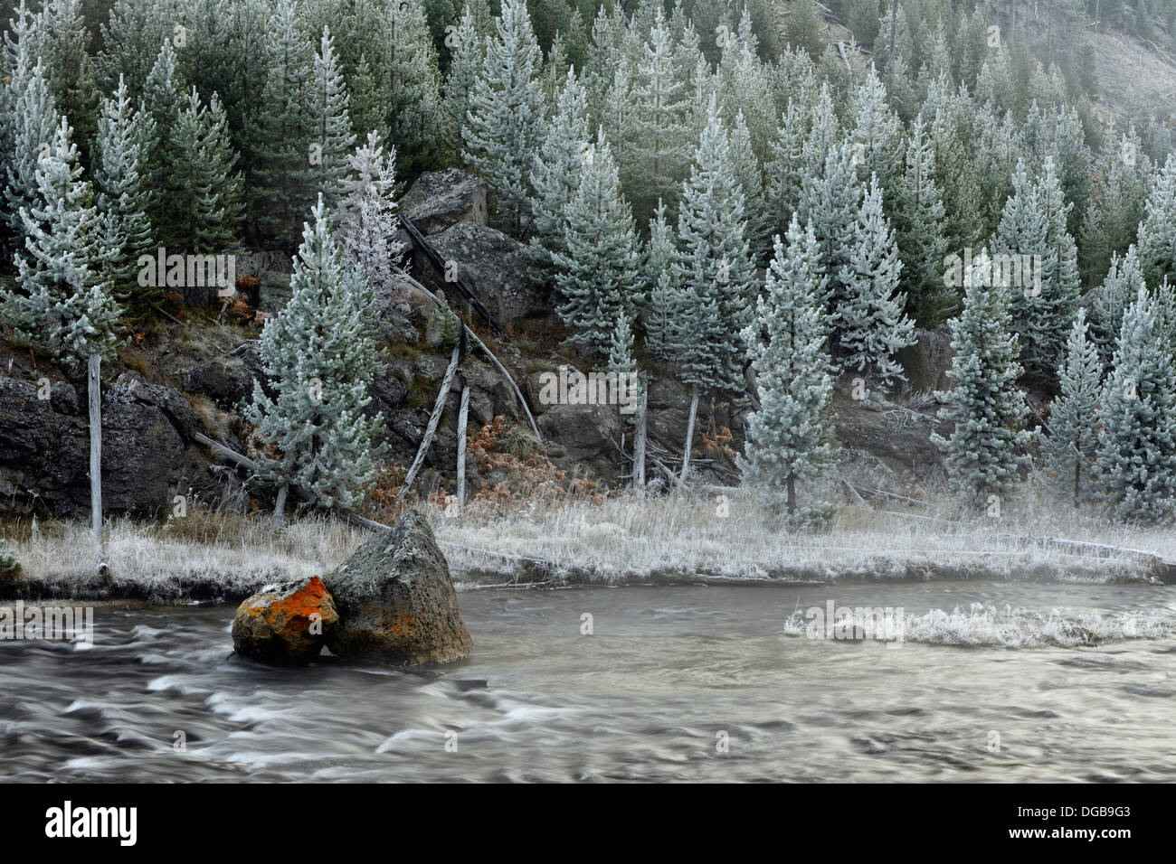 Beryl springs yellowstone national park hi-res stock photography and ...