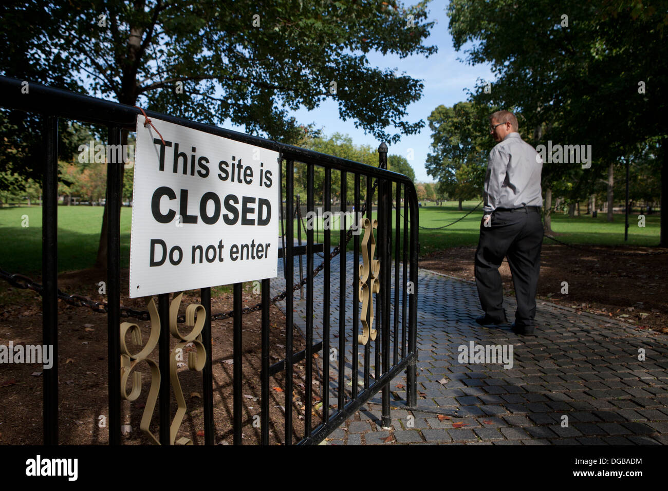 Closed walking trail hi-res stock photography and images - Alamy