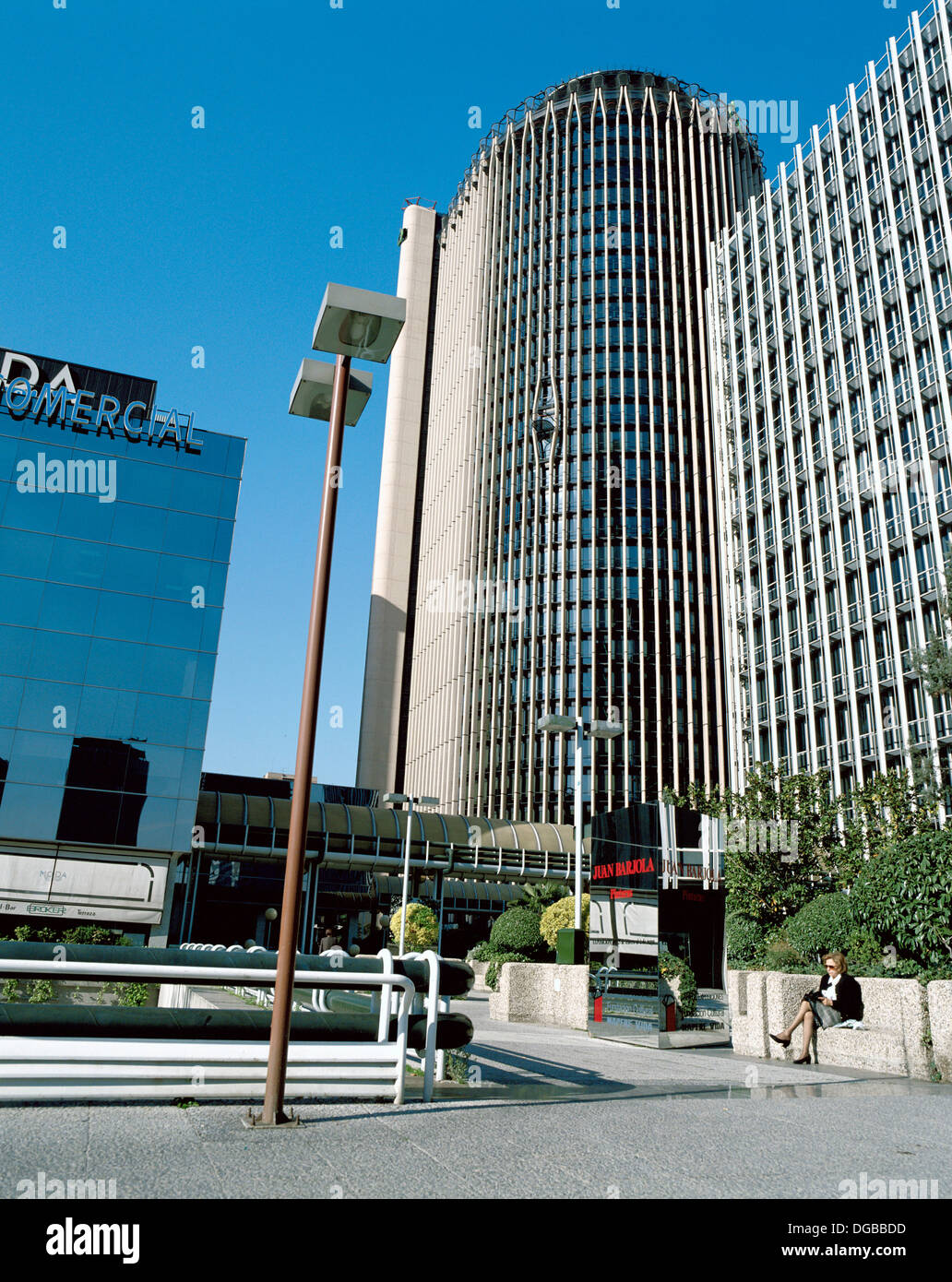 Europa Tower, Azca financial district. Madrid. Spain Stock Photo - Alamy