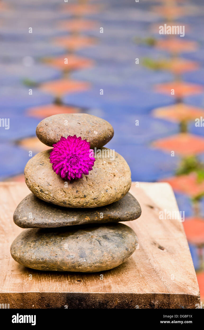 Wellbeing stones hi-res stock photography and images - Alamy