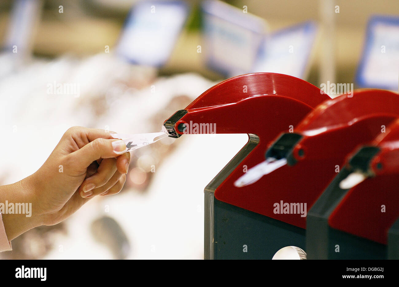 Waiting ticket dispenser hi-res stock photography and images - Alamy