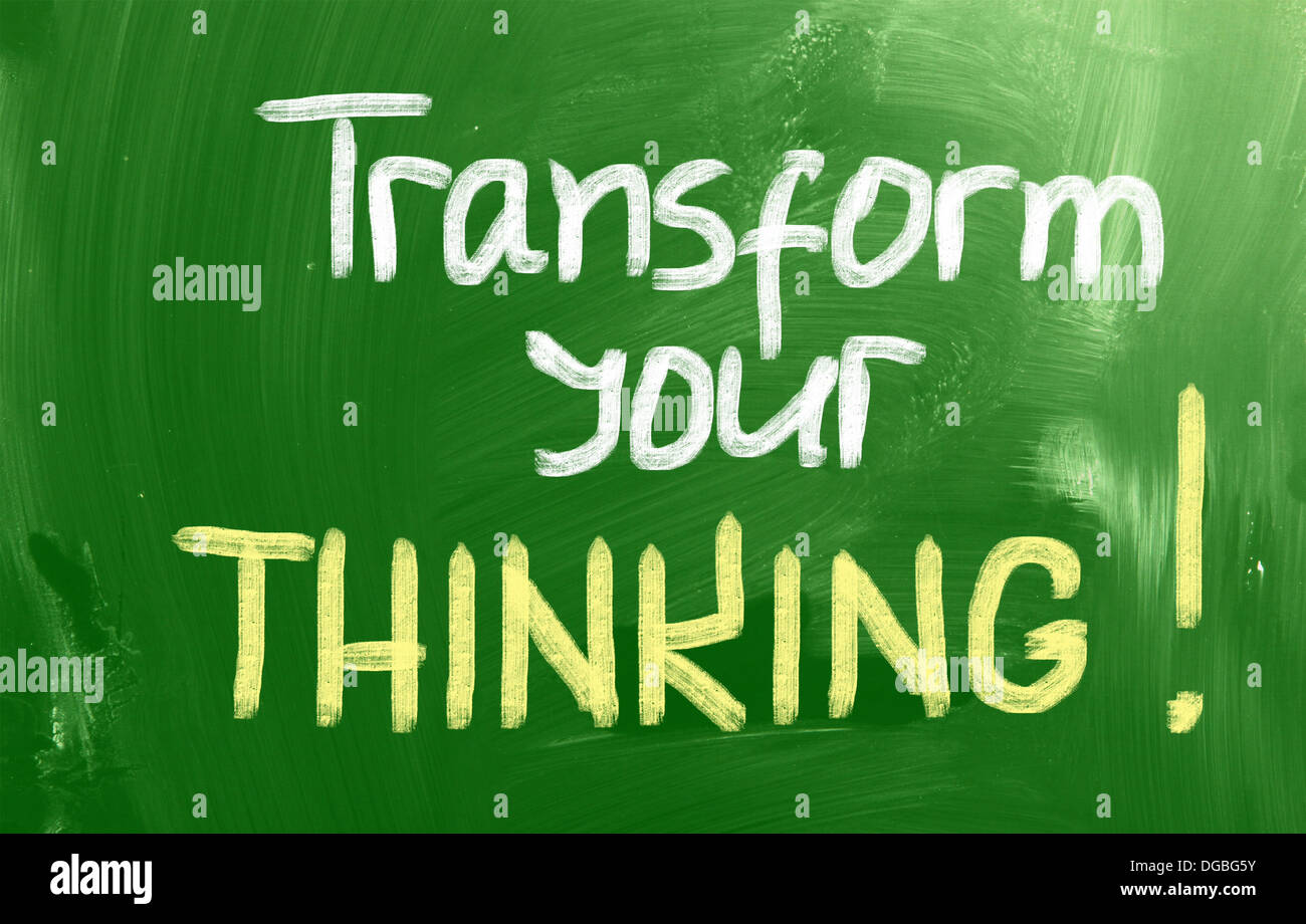 Think Positive Concept Stock Photo - Alamy