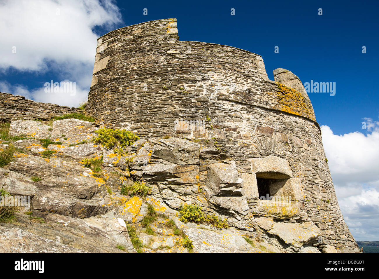 Little Dennis, an ancient look out post on the Pendennis headland in ...
