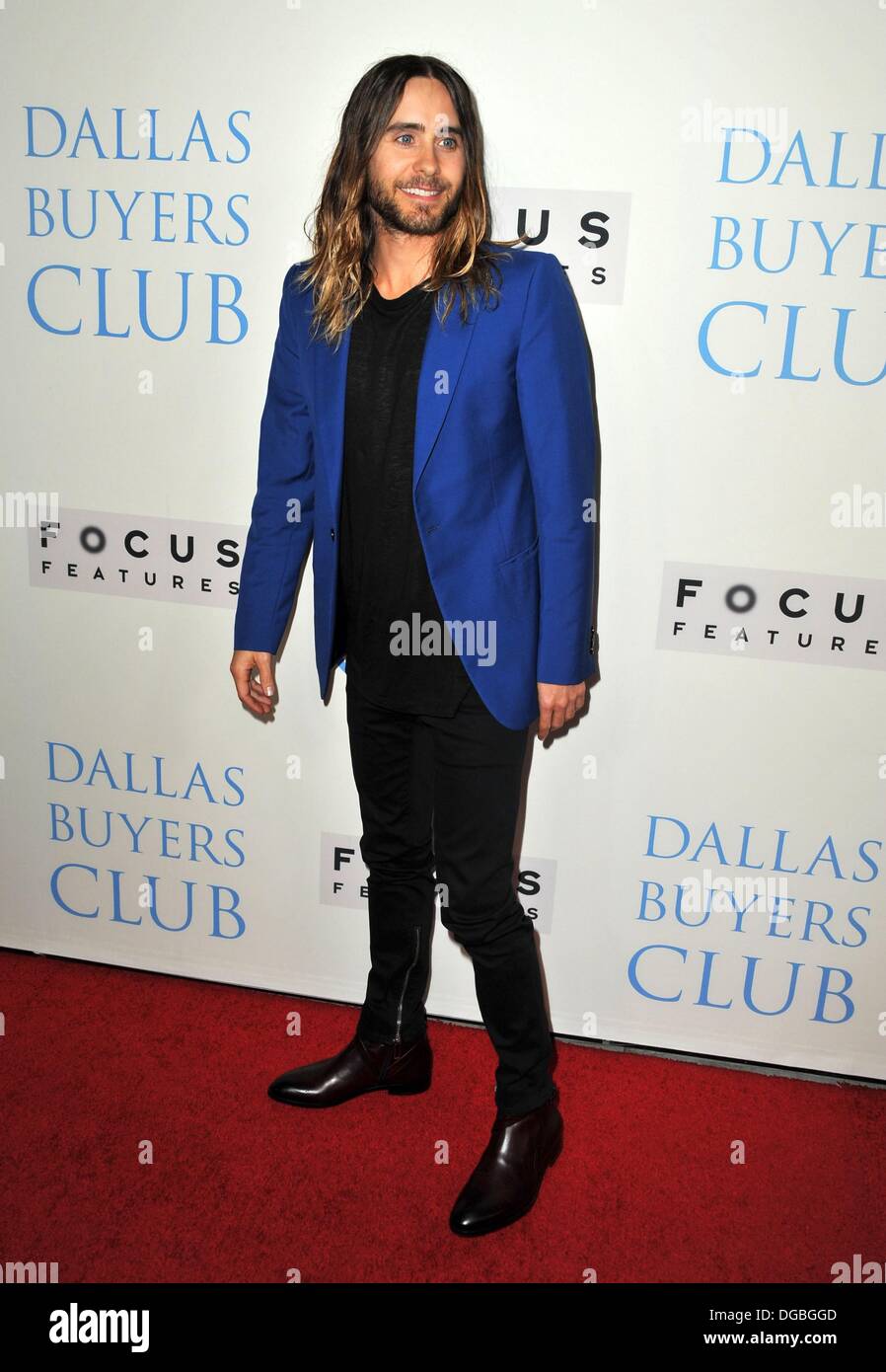 Los Angeles, CA, USA. 17th Oct, 2013. Jared Leto at arrivals for DALLAS ...