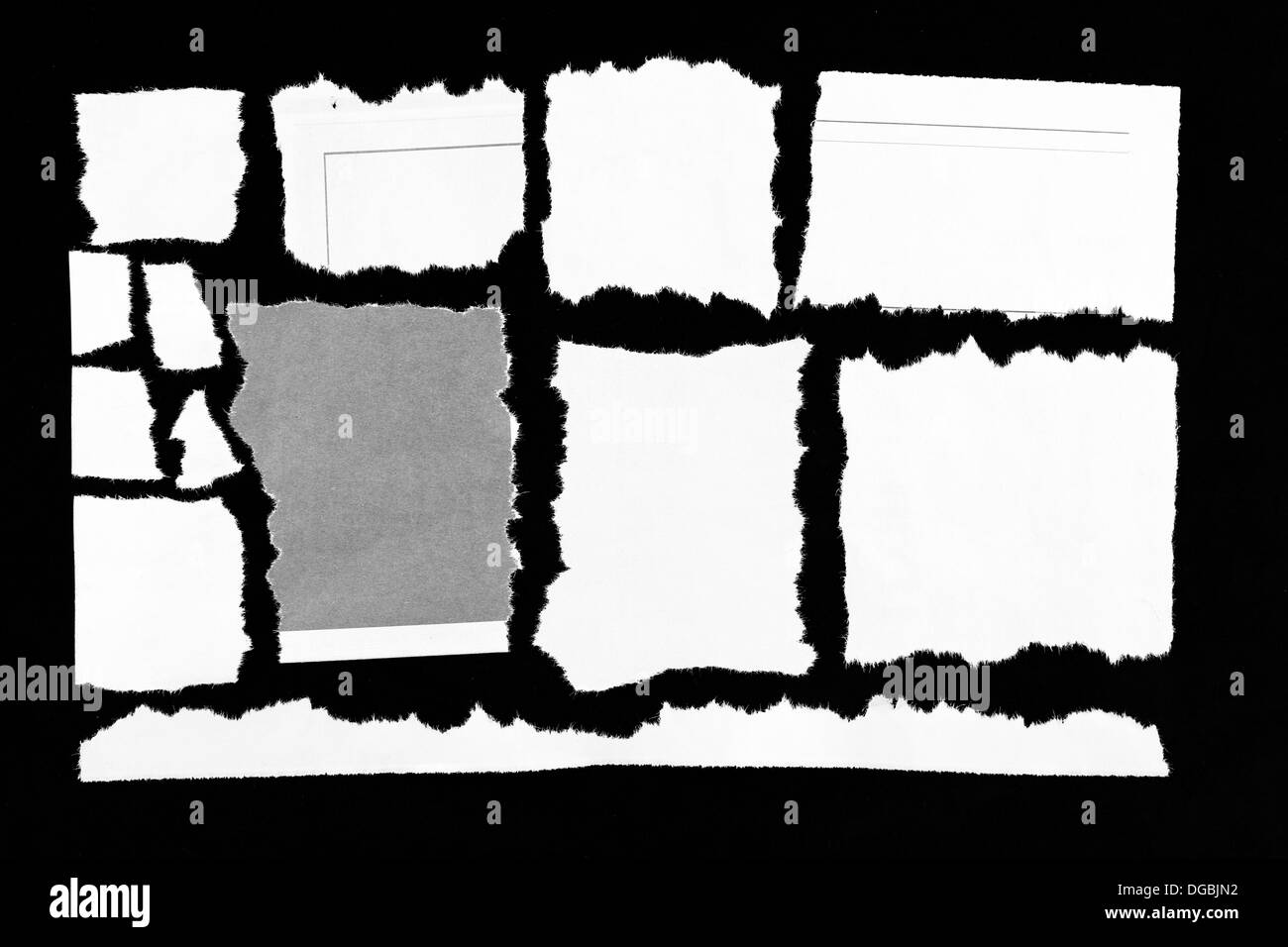 Torn photograph pieces hi-res stock photography and images - Alamy