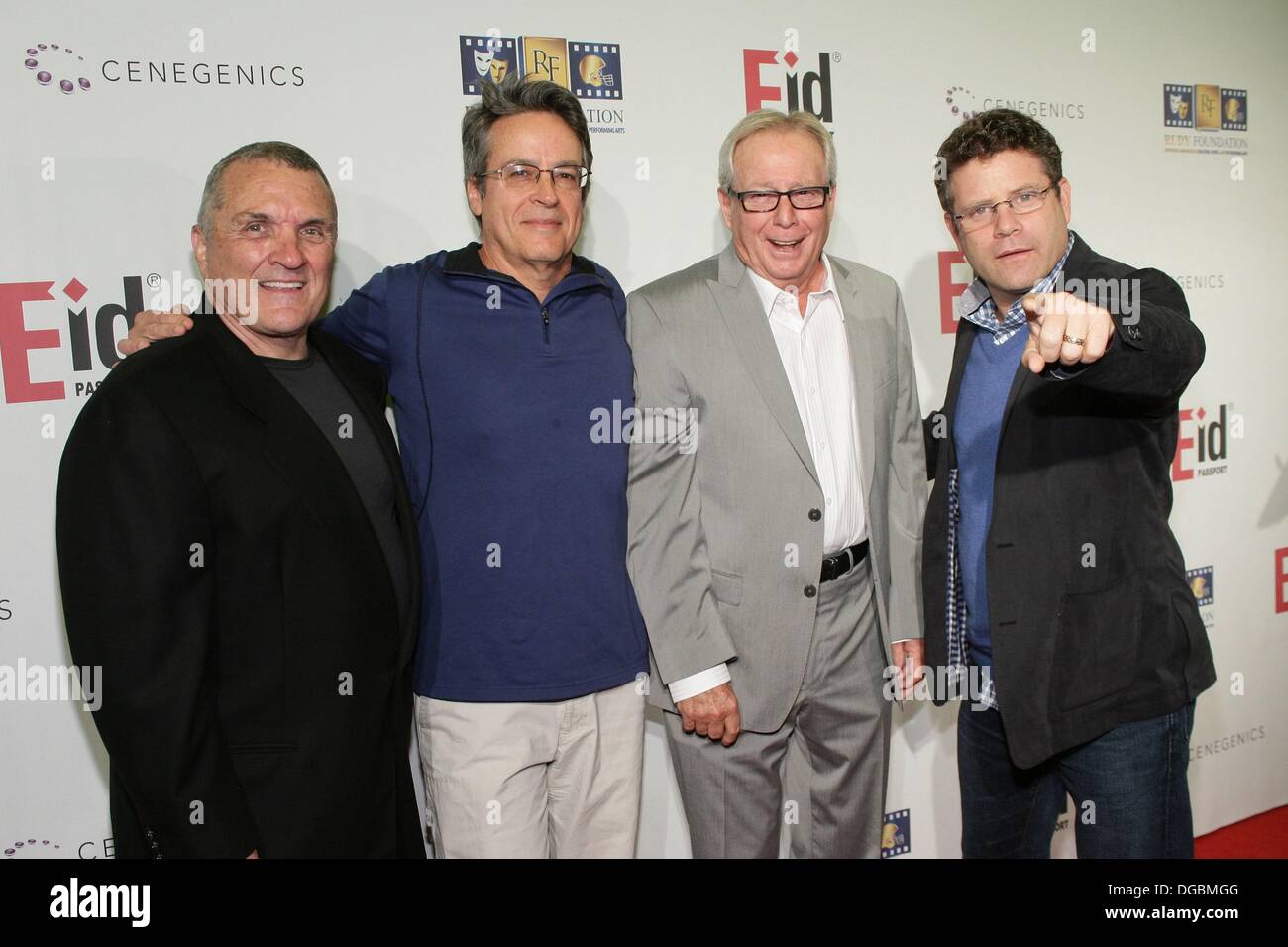 Las Vegas, NV, USA. 17th Oct, 2013. Rudy Ruettiger, Angelo Pizzo ...