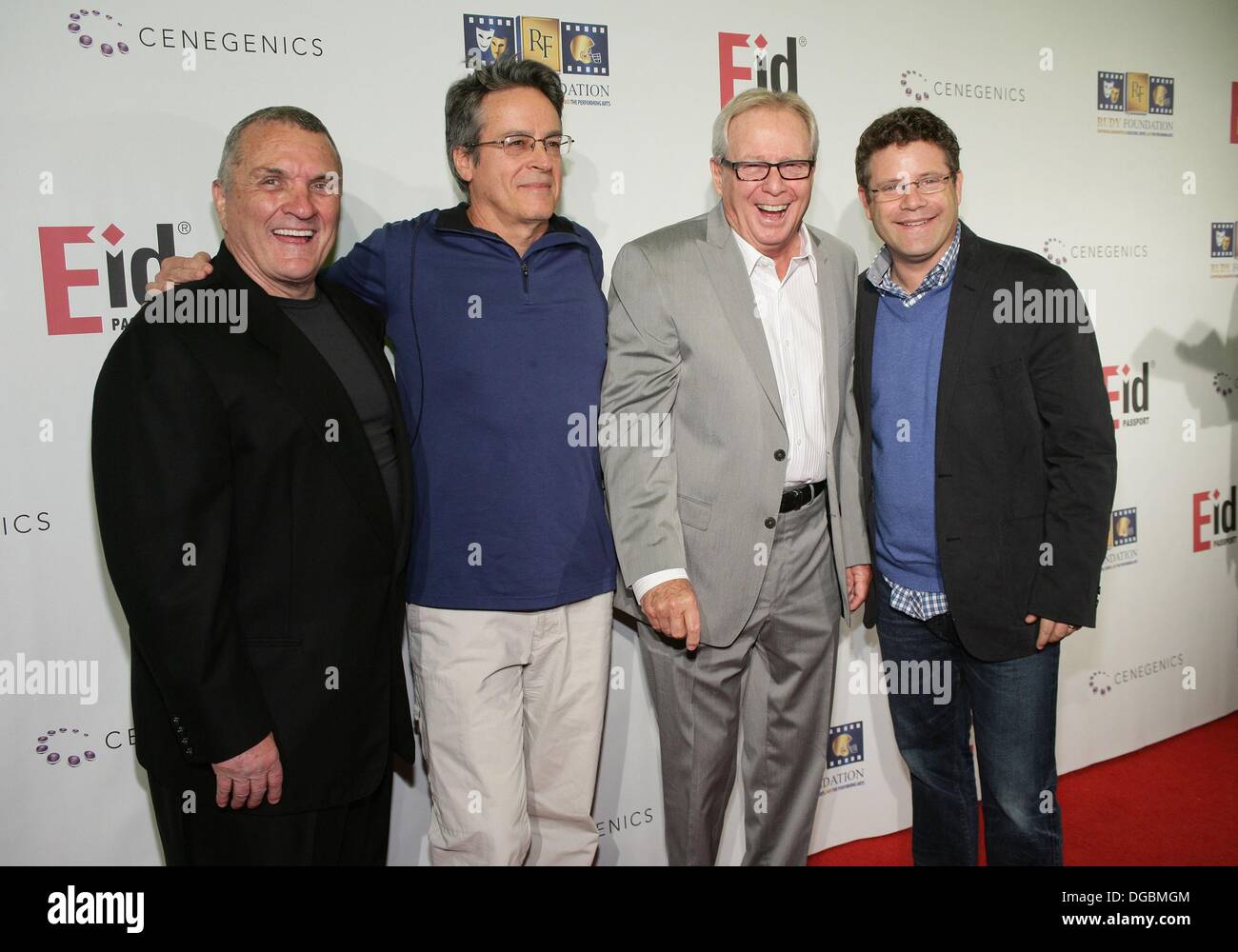 Las Vegas, NV, USA. 17th Oct, 2013. Rudy Ruettiger, Angelo Pizzo ...