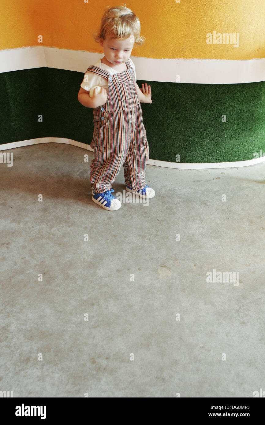 Child Standing Alone Stock Photo - Alamy