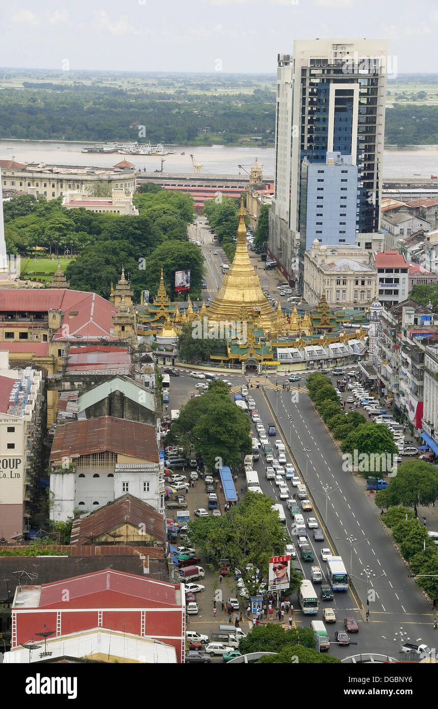Myanmar vertical aerial hi-res stock photography and images - Alamy